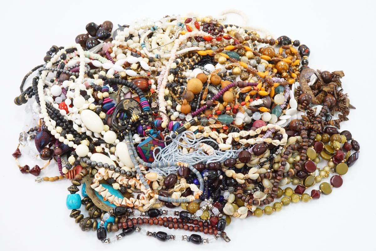 Yahoo!オークション - E104 海外製含む ヴィンテージ ネックレス 3.7kg...