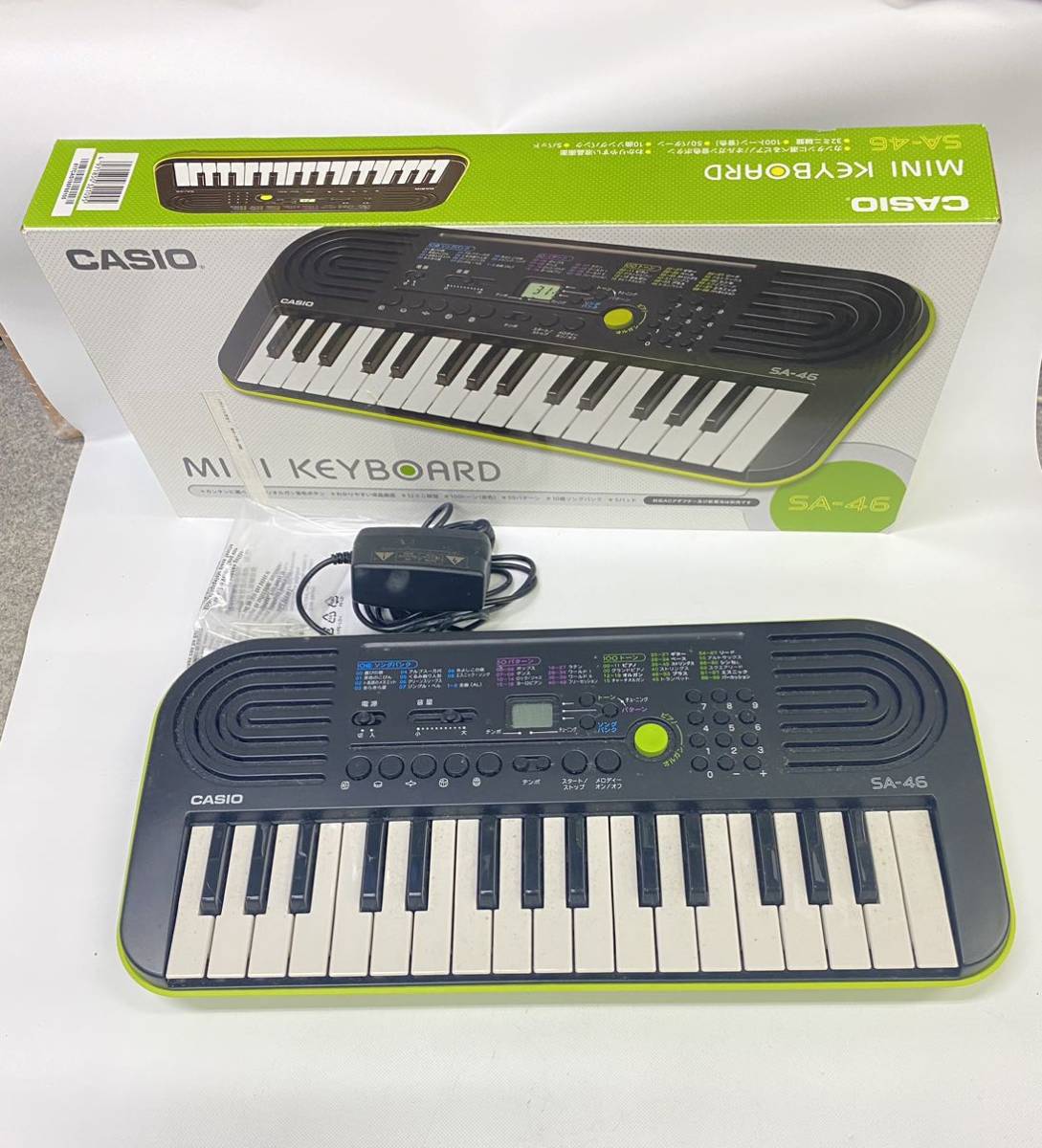 Yahoo!オークション - CASIO カシオ ミニキーボード 電子楽器 SA-46