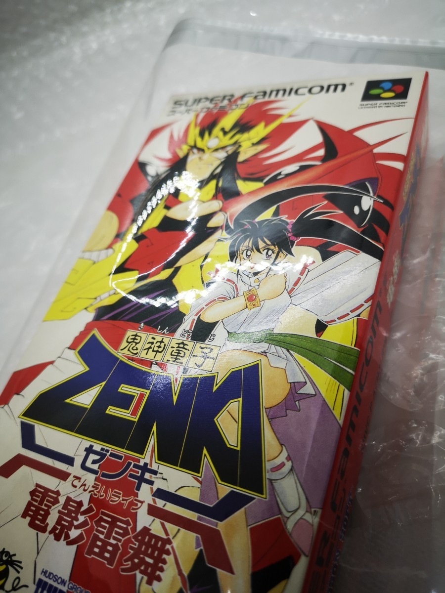 Yahoo!オークション - 【箱説付き・美品 SFC ゼンキ 鬼神童子 電影雷舞...
