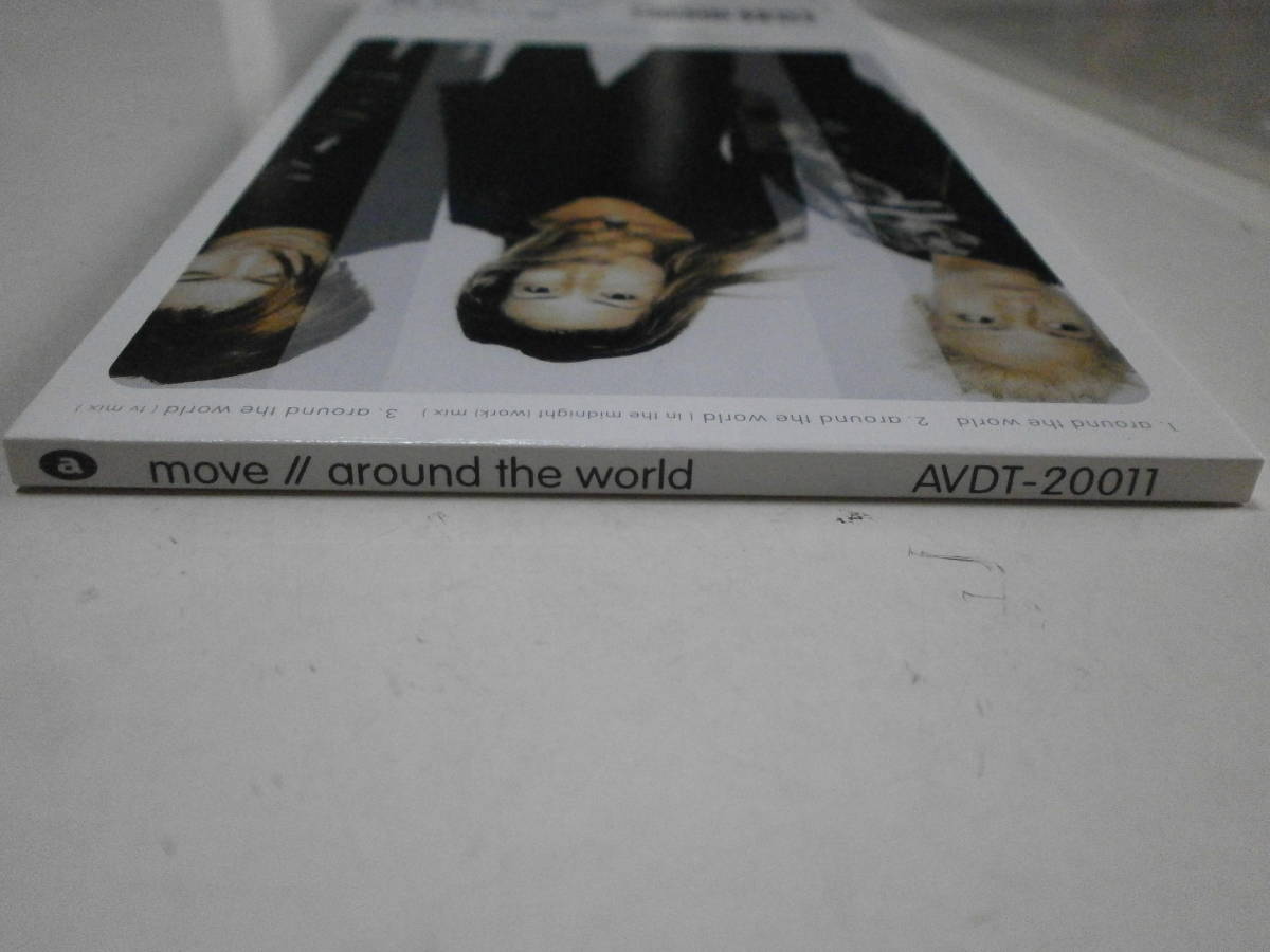 8cmCD シングル move around the world ムーヴ アラウンドザワールド 頭文字D m.o.v.e motsu 瀬川素公 yuri 益田祐里 t-kimura 木村貴志 ...