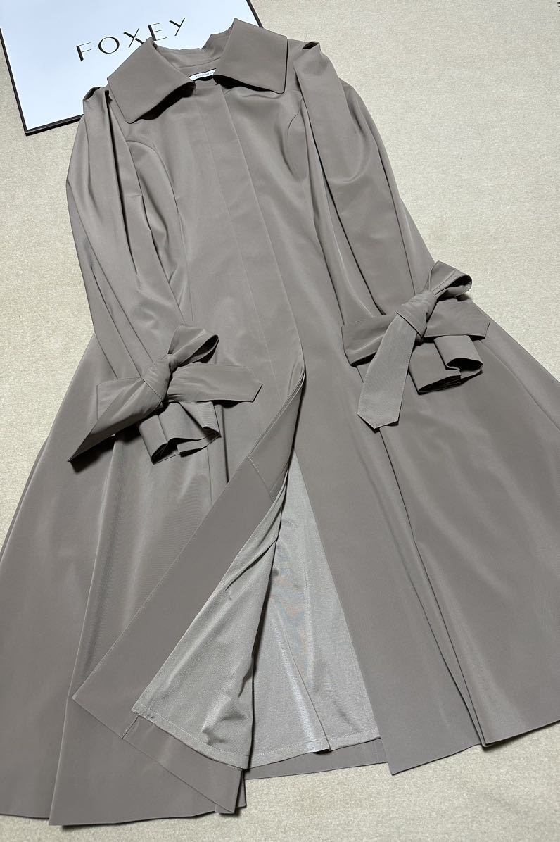 Yahoo!オークション - 01 FOXEY フォクシー トレンド コート リボン