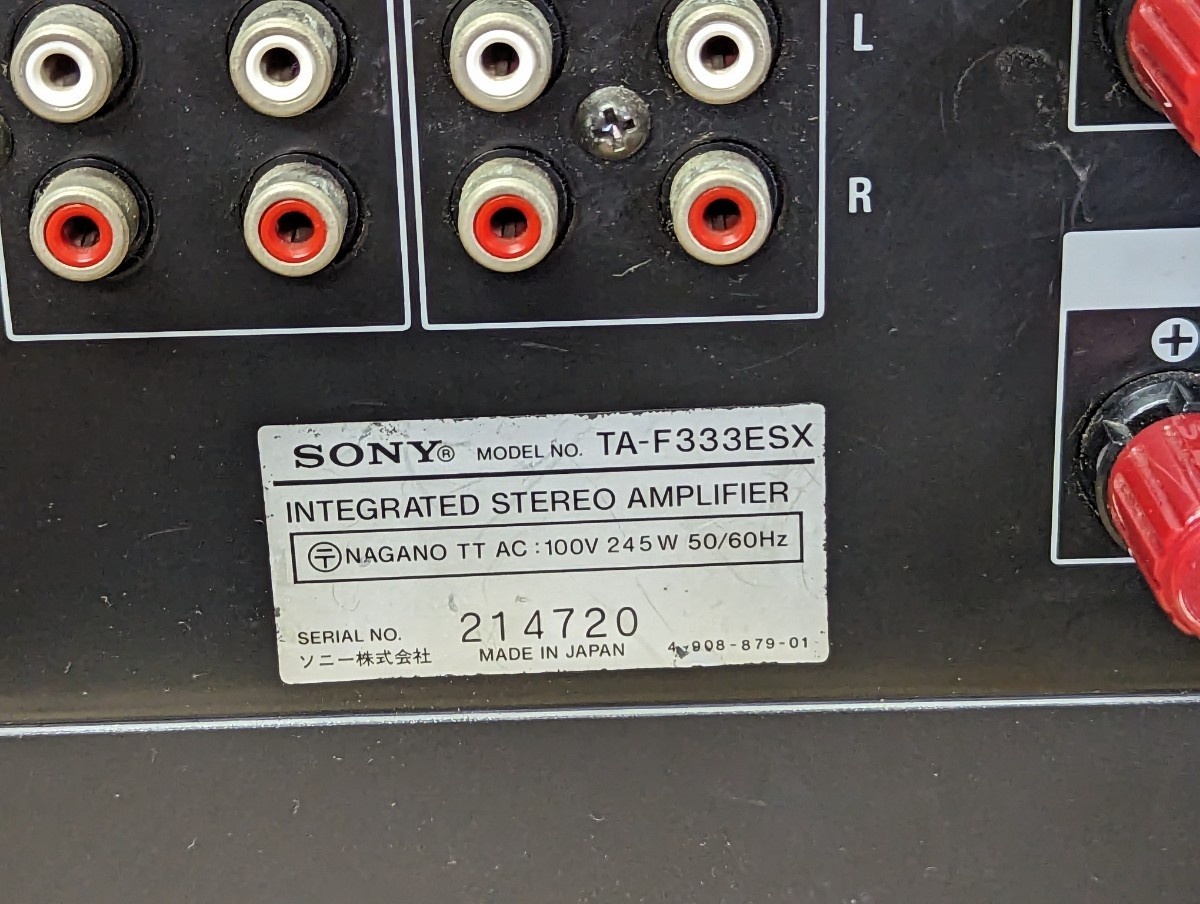 Yahoo!オークション - SONY TA-F333ESX