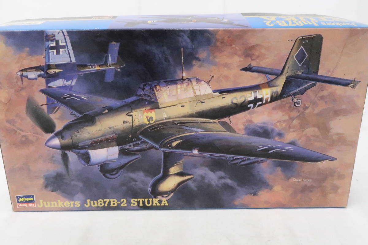 Yahoo!オークション - ハセガワ プラモデル Junkers Ju87B-2 STUKA ユ...
