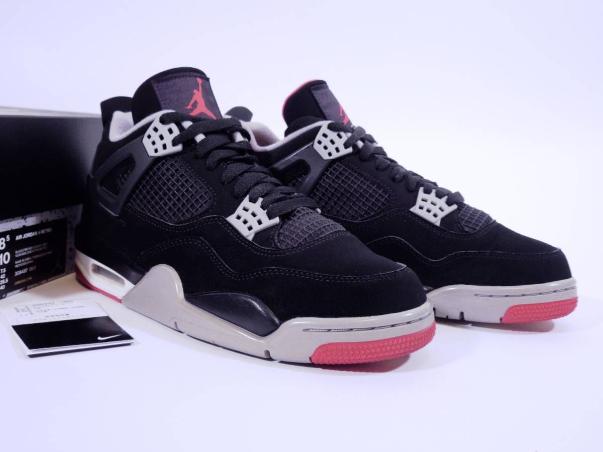 Yahoo オークション 本物 2020年 Nike Air Jordan4 Retro Og Bred Bl