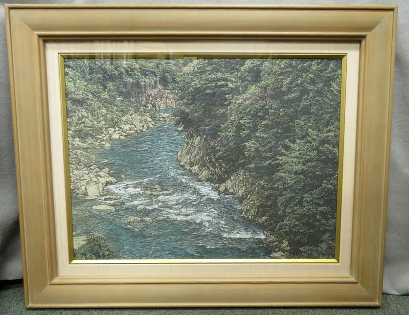 日本画 牛尾武 清流 共シール P12号 金落款 夏 風景画(山水、風月)｜売買されたオークション情報、yahooの商品情報をアーカイブ公開 - オークファン（aucfan.com）