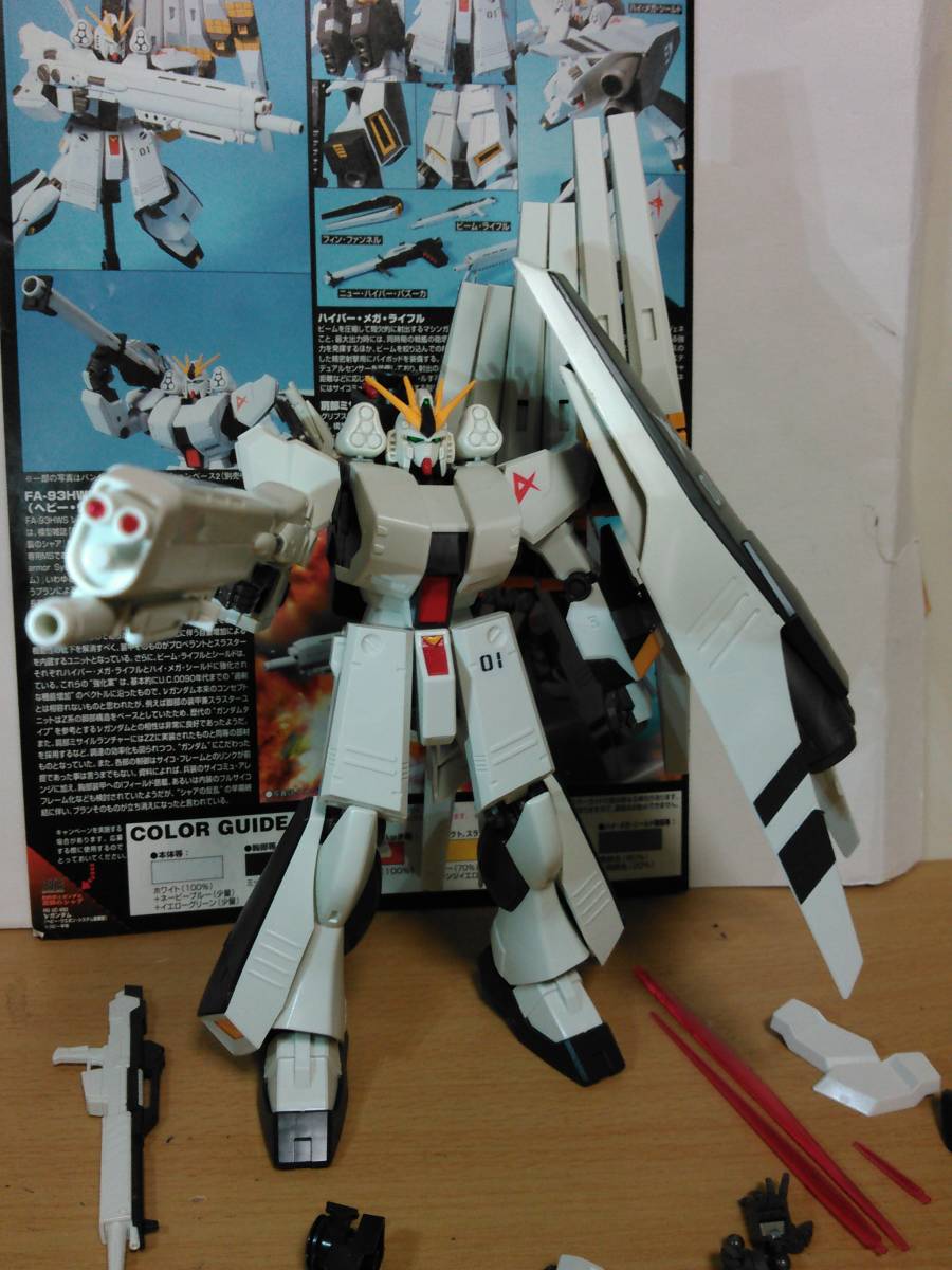 HGUC 1/144 HWS νガンダム 素組 完成品 UC ガンプラ ジャンク ユニコーン プレバン HG RG ガンダム 逆シャア ベルトーチカ チルドレン(完成品)｜売買された ...