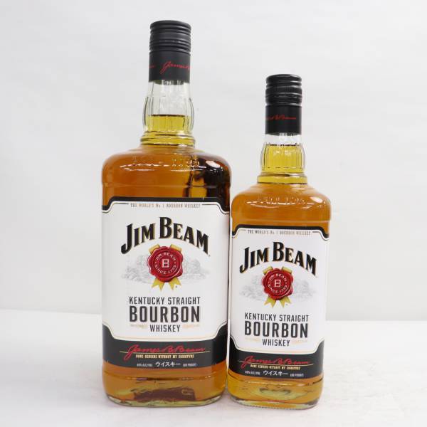 2本セット JIM BEAM ジムビーム 40％ 1000ml 1750ml S23F040043(セット、詰め合わせ)｜売買されたオークション情報、yahooの商品情報をアーカイブ公開 ...
