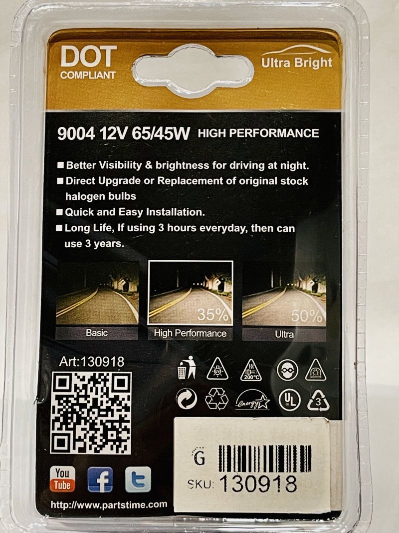 Yahoo!オークション - 【HB1/9004/ハイパフォーマンス】汎用 アメ車 ハ...