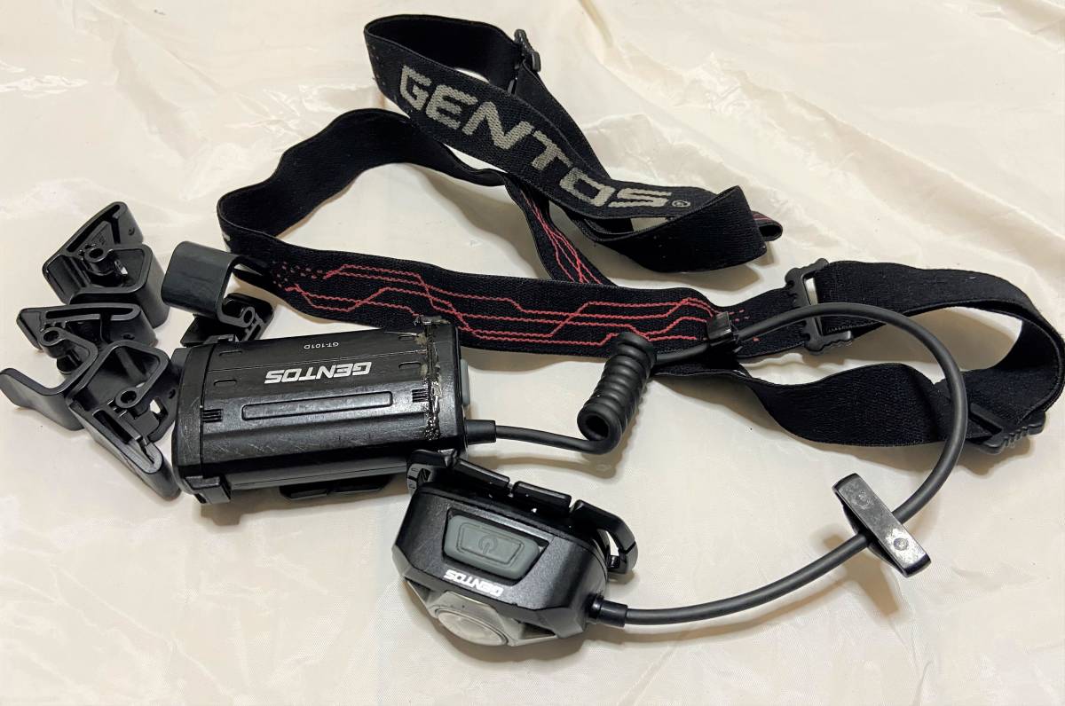 Yahoo!オークション - 【修理品】即決ジェントスヘッドライトGT-101D高...