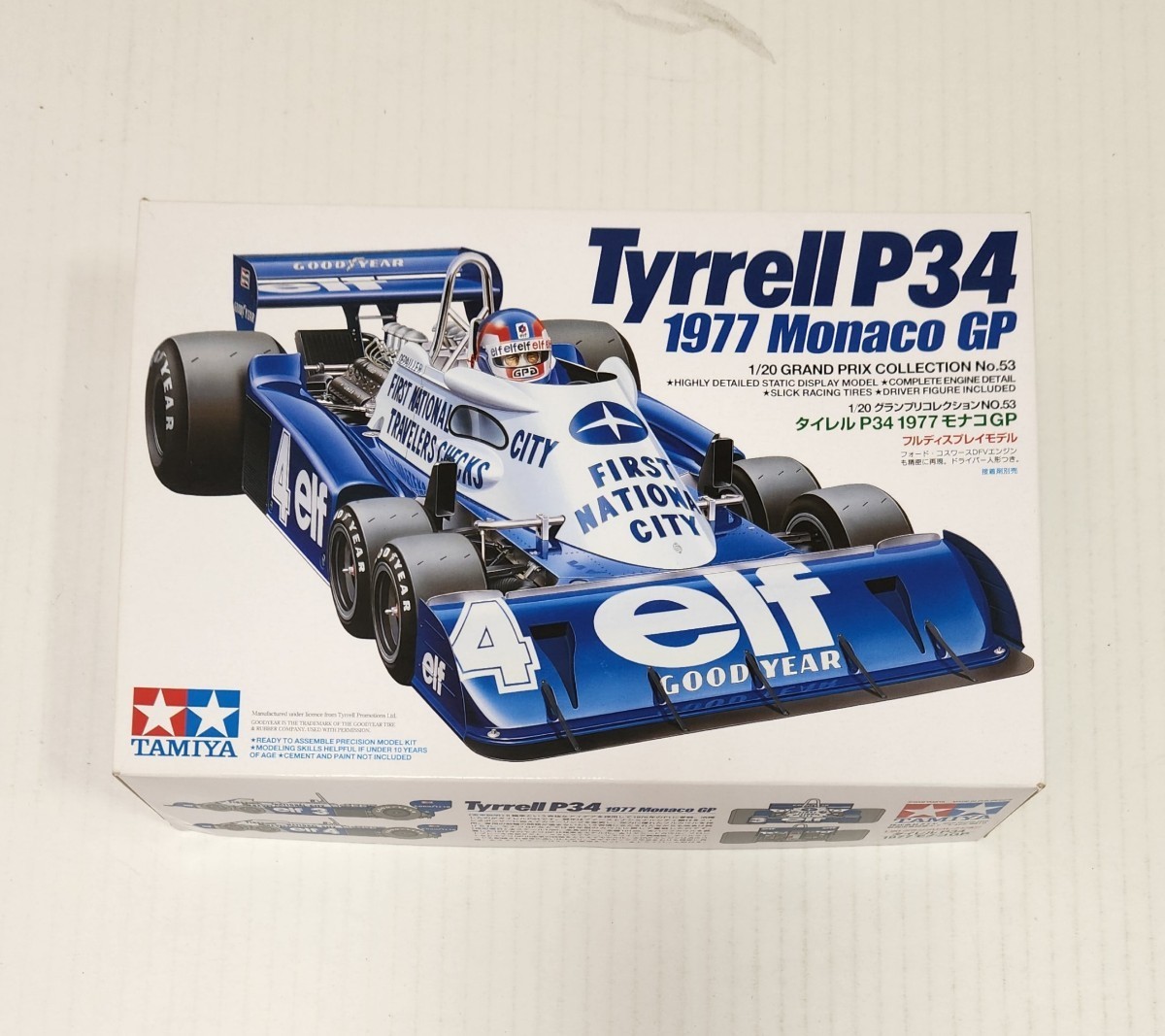 代購代標第一品牌－樂淘letao－タミヤ1/20 未組立 同梱可 タイレルP34 1977モナコGP (グランプリコレクションNO.53)