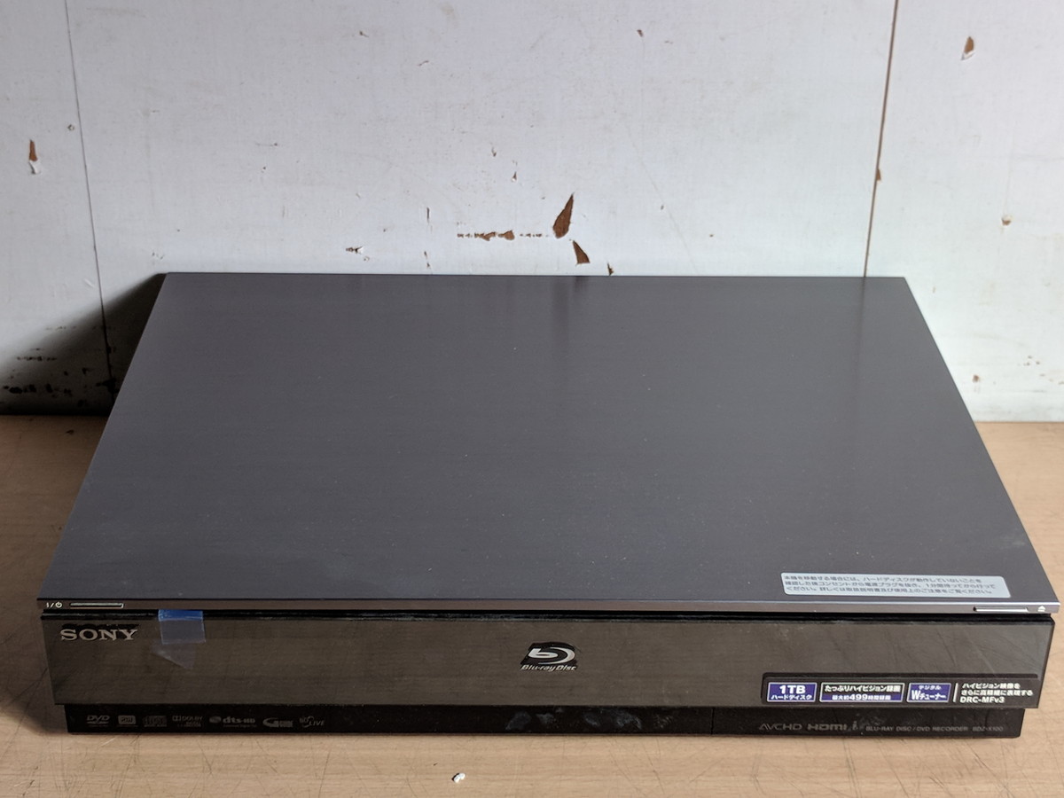 Yahoo!オークション - HR6-393 SONY BD/HDDレコーダー BDZ-X100