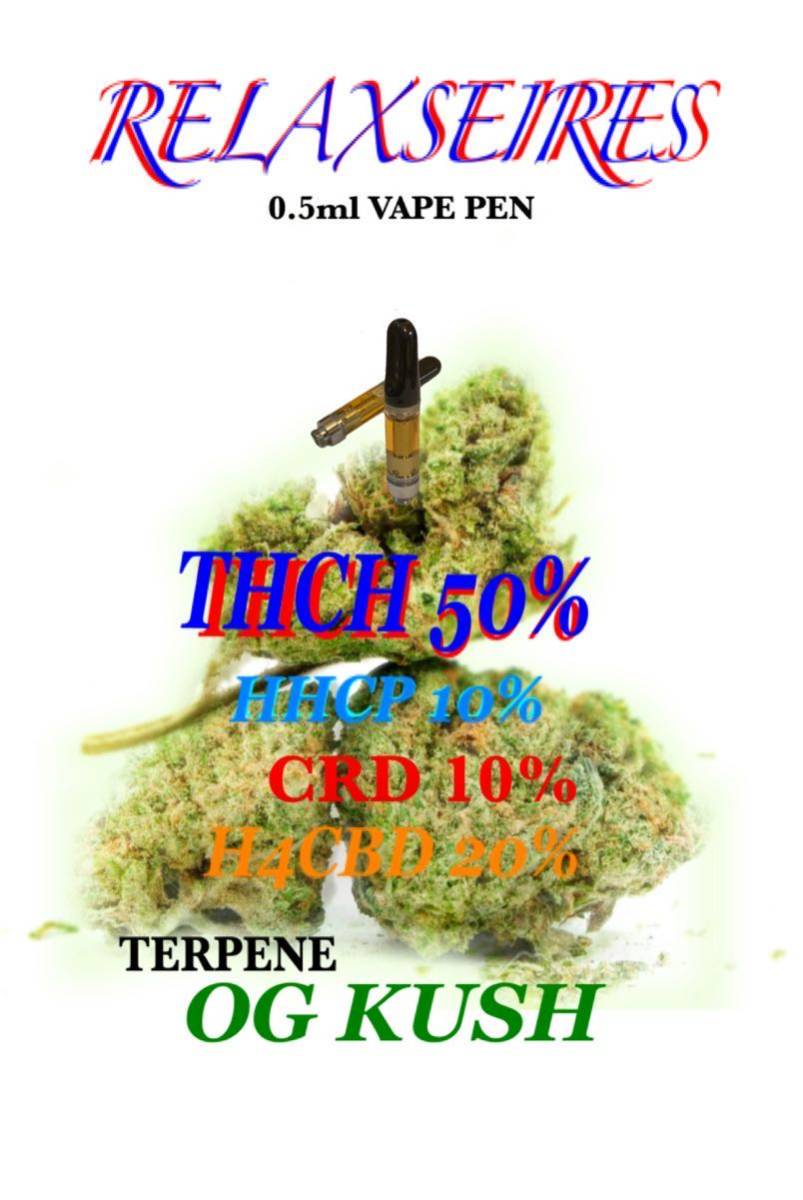 Yahoo!オークション - THCH H4CBD リキッド OG KUSH FREE カンナビノイ...