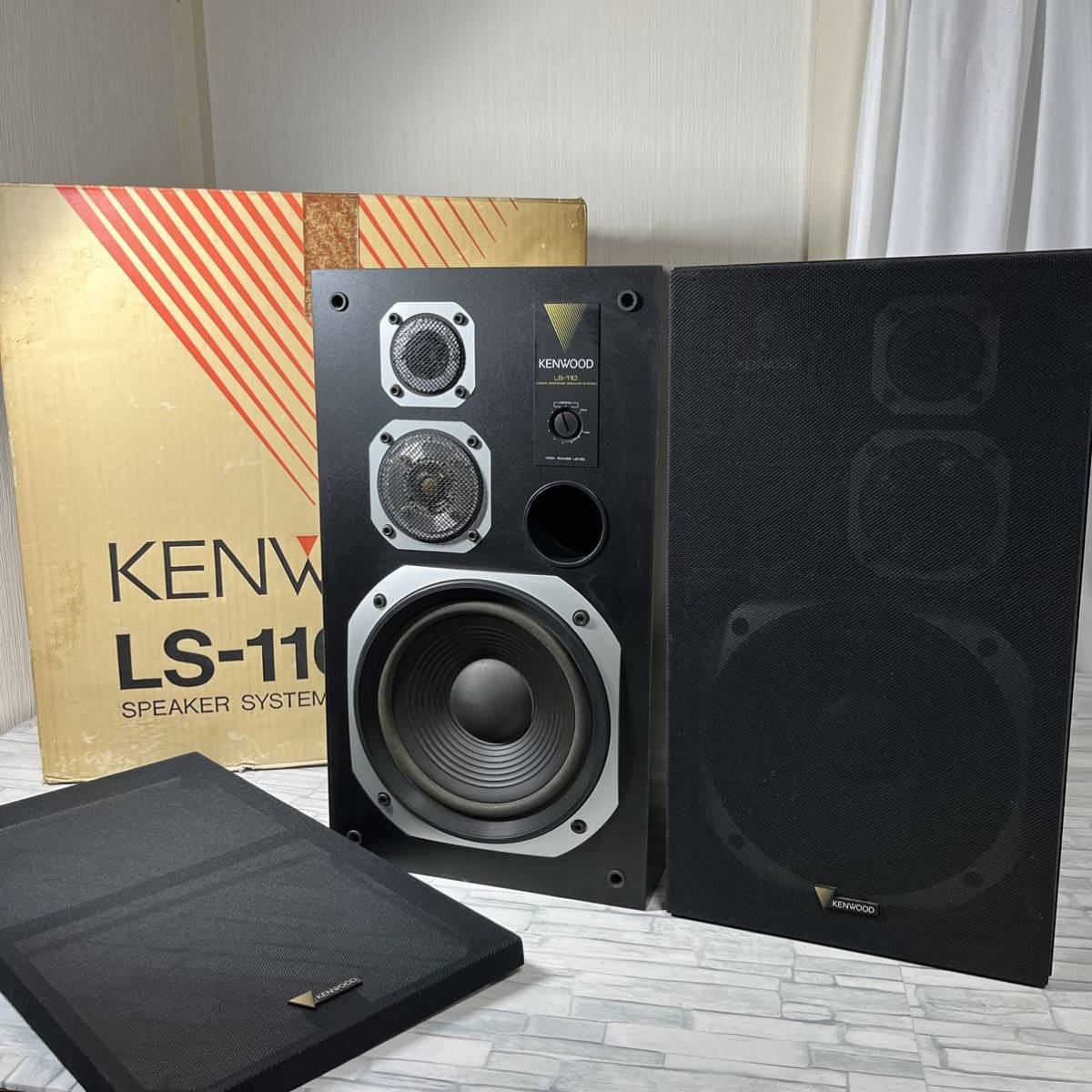Yahoo!オークション - KENWOOD/ケンウッド スピーカー LS-110 音出し確...