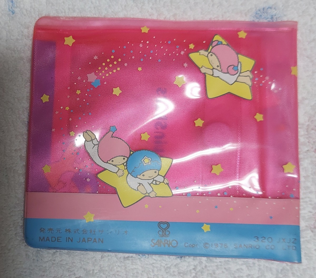 代購代標第一品牌－樂淘letao－1976年製【 リトルツインスターズ Little Twin Stars 】 ♪ 二つ折り財布 ♪ サンリオ Sanrio キキララ