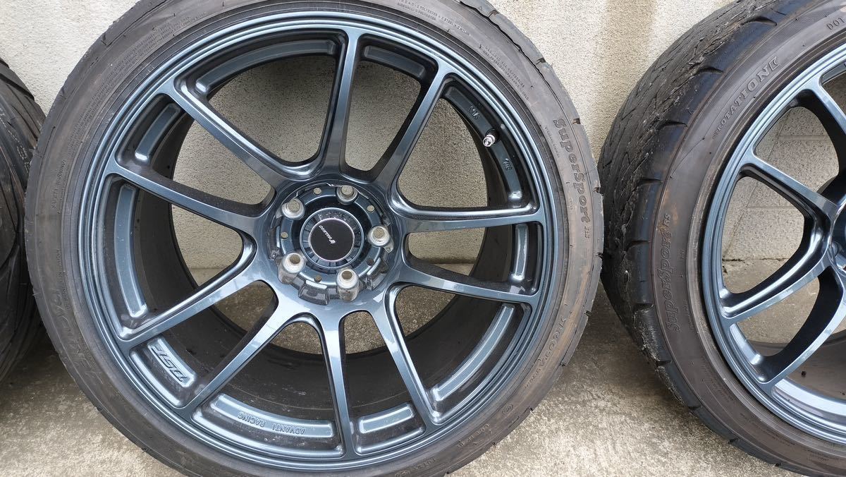 valino N820S 18インチ 10.5J off+15 ガンメタ 255/35R18 ゼクノバ スーパースポーツRS 265/35R18 ヴァリノ グリーヴァ greeva 08c(5 ...