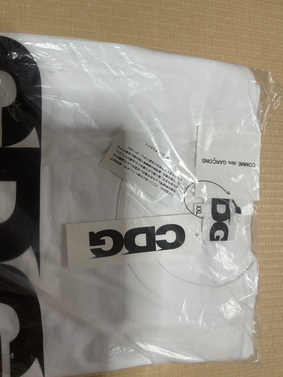 代購代標第一品牌－樂淘letao－CDG × STUSSY T-SHIRT コムデギャルソン ステューシー Tシャツ ホワイト comme des garcons メンズ XXL 未使用品 新 ...
