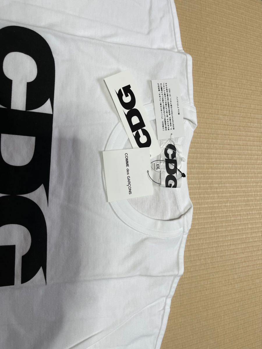 代購代標第一品牌－樂淘letao－CDG × STUSSY T-SHIRT コムデギャルソン ステューシー Tシャツ ホワイト comme des garcons メンズ XXL 未使用品 新 ...