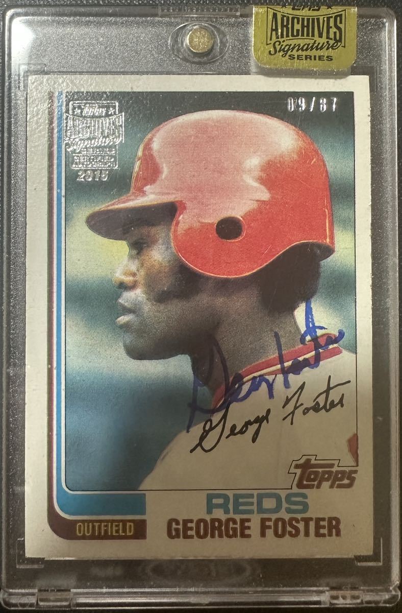 Topps Archives Signature George Foster /87(Topps)｜売買されたオークション情報、yahooの商品情報をアーカイブ公開 - オークファン ...