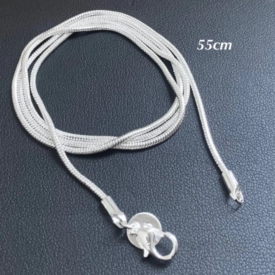 Yahoo!オークション - シルバー925コーティング チェーンネックレス ...