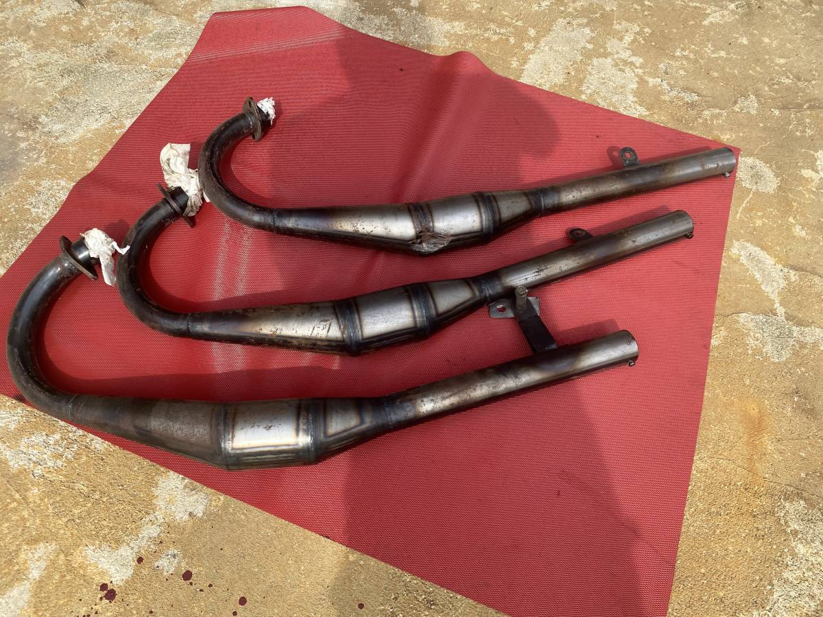 Yahoo!オークション - GT380 3本チャンバー 当時 メーカー不明