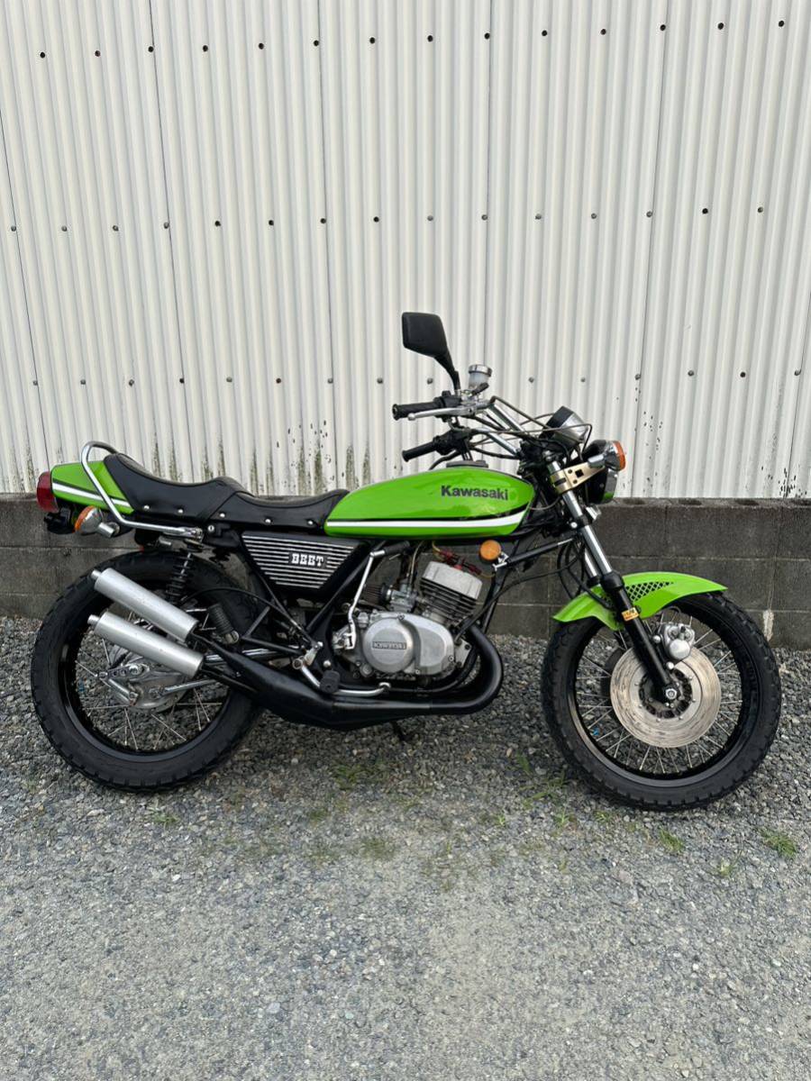 Yahoo!オークション - KH250 国内 車検3年 完全売り切り 当時物BEETチ...