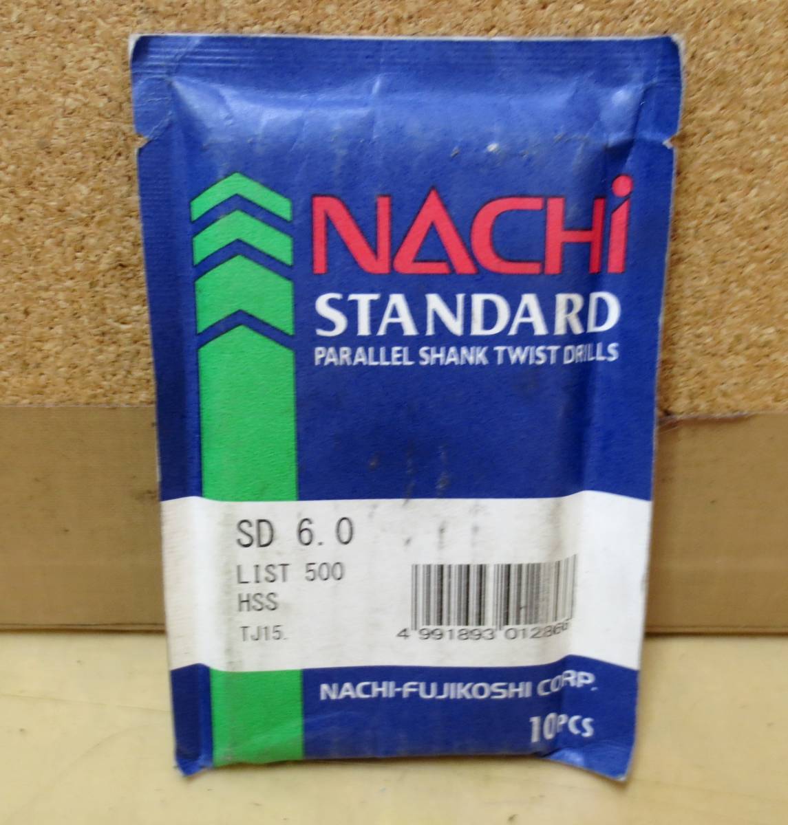 代購代標第一品牌－樂淘letao－I23★NACHI ナチ HSSスタンダード SD鉄工用ドリル 6.0mm 10本入★未開封