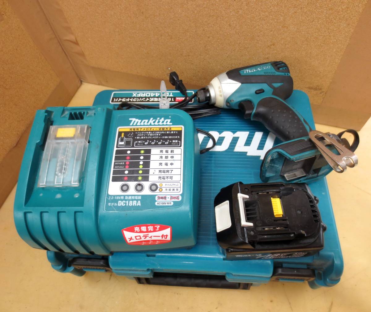Yahoo!オークション - Q17 充電式インパクトドライバ 18V マキタ TD144...