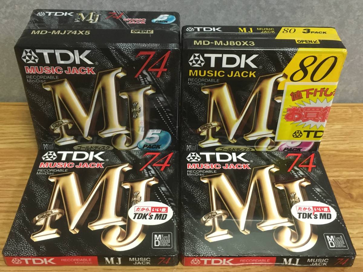 Yahoo!オークション - 未開封新品 TDK MUSIC JACK MJ 10枚 Mini Disc ...