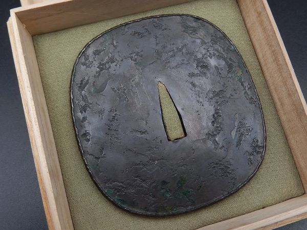 Yahoo!オークション - 日本刀装具 赤銅鍔 打目紋大鍔 武具 y0601