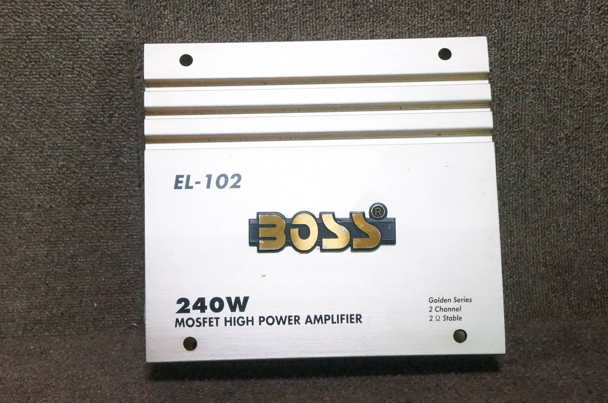 Yahoo!オークション - 作動良好 美品 カーオーディオ アンプ EL-102 B...