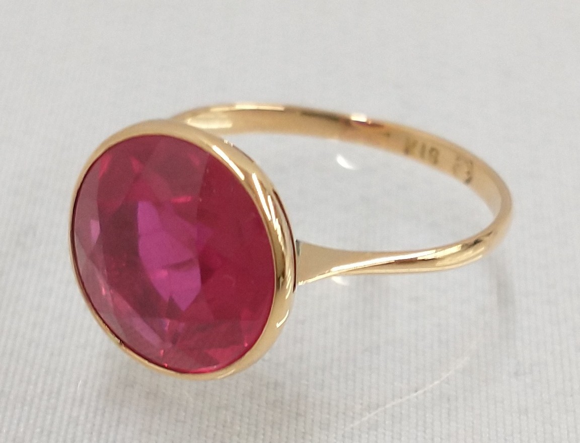 Yahoo!オークション - K18 9.5号 2.5g リング 指輪 ゴールド カラース...