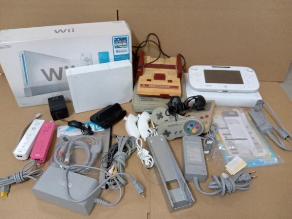 Yahoo!オークション - 【ジャンク】 Wii U Wii SFC FC 本体 セット