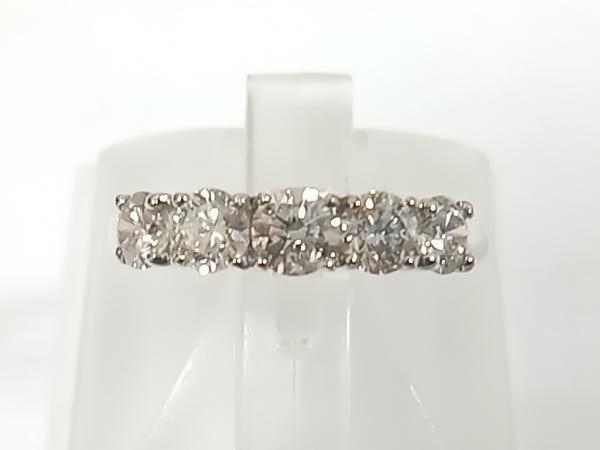 Yahoo!オークション - 【ダイヤ1.0ct】Pt900 8.5号／2.4g プラチナ リ...