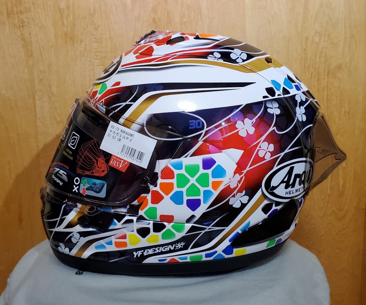 Yahoo!オークション - Arai RX-7X NAKAGAMI GP2 中上貴晶 アライ ナカ...
