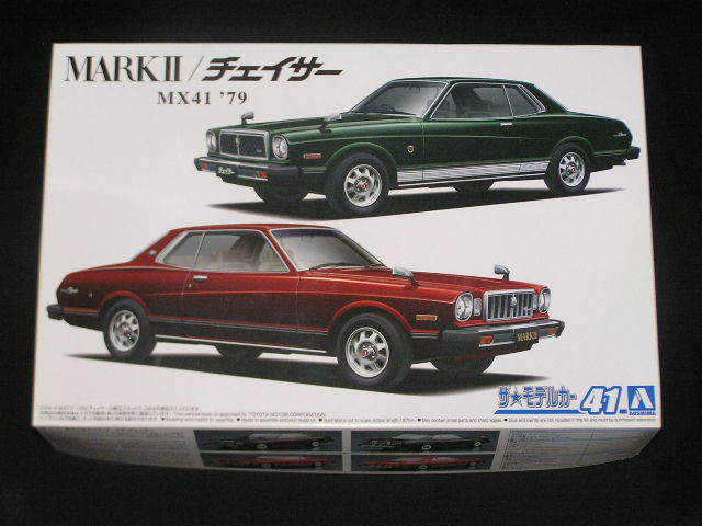Yahoo!オークション - アオシマ 1/24 トヨタ MX41 マークII/ チェイサ...