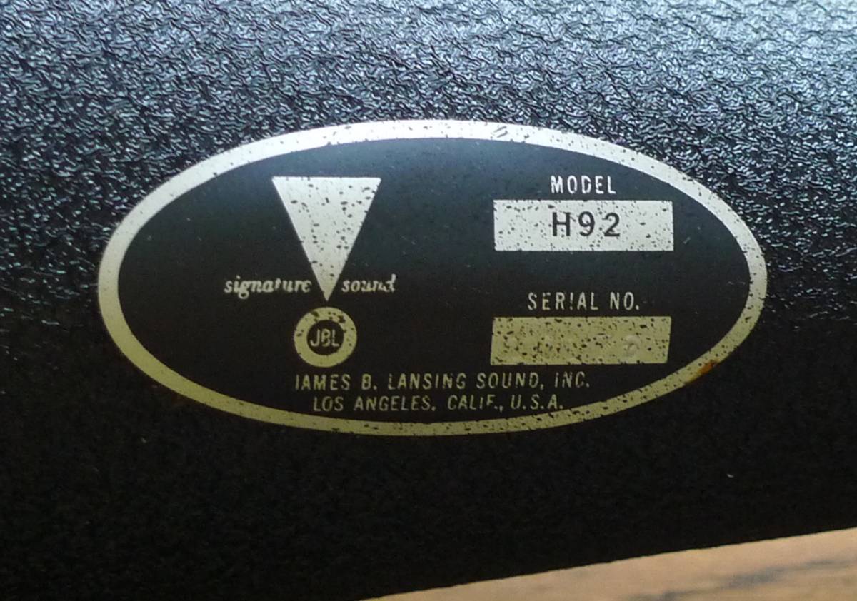 Yahoo!オークション - JBL Model H92 ホーン ペア 塗装劣化有り