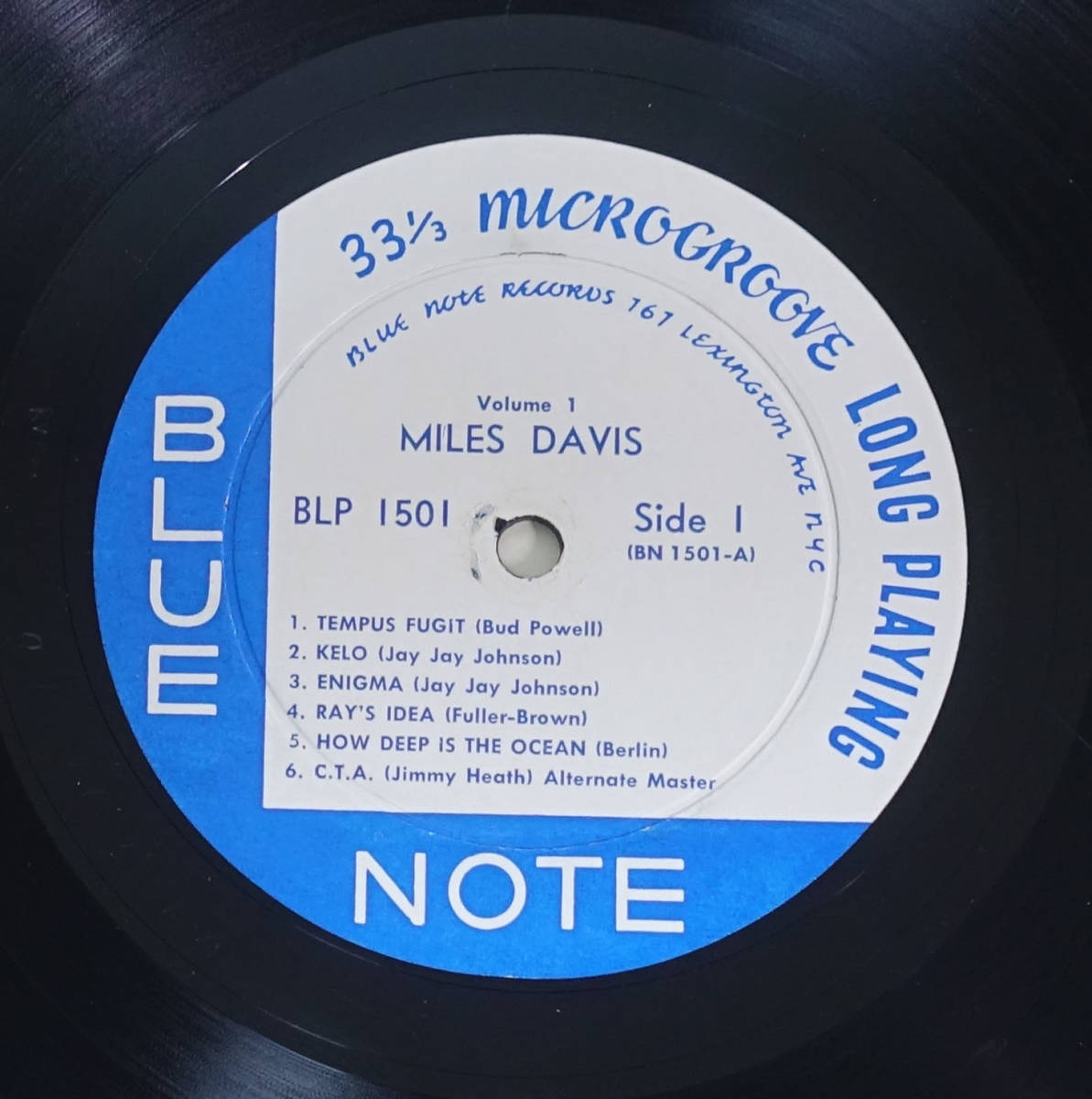 代購代標第一品牌－樂淘letao－極美! US BLUE NOTE BLP 1501 完全オリジナル Miles Davis VOL1 Lexington/DG/RVG/EAR/Flat Edge