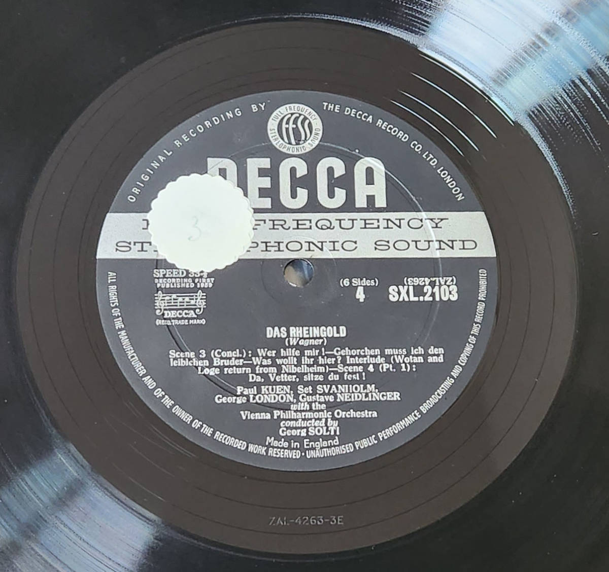 Yahoo!オークション - 英DECCA SXL 2101-3 ED1 ワーグナー 『ラインの...