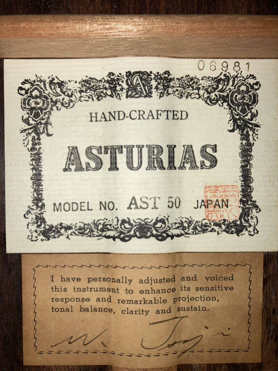 Yahoo!オークション - ASTURIAS クラシックギター MODEL NO. AST 50 HA...