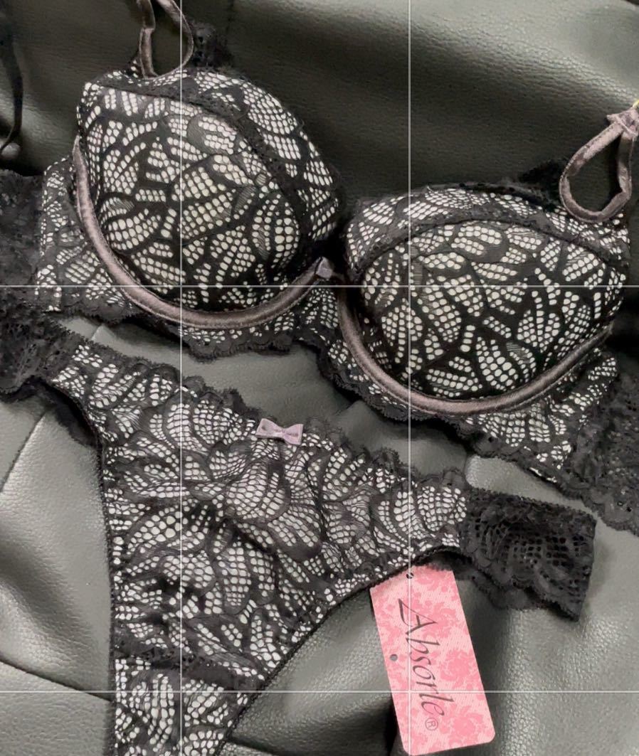 Yahoo!オークション - B75/Mブラ＆Tバックセット ブラ&ショーツセット ...