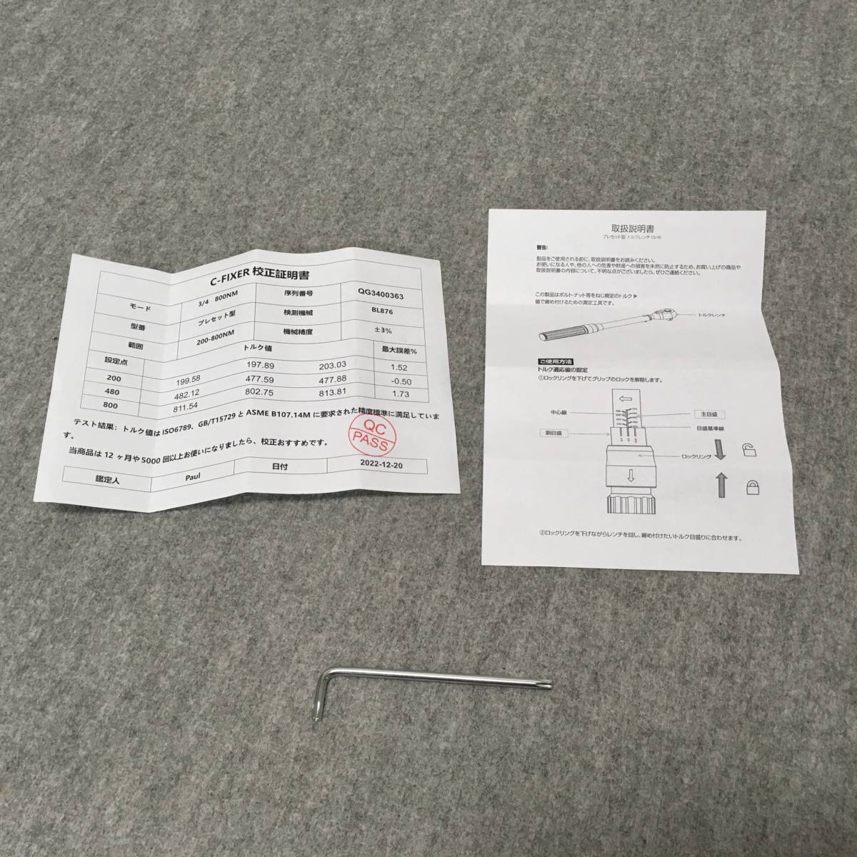 Yahoo!オークション - KH41 C-FIXER 3/4インチ トルクレンチ プレセッ...