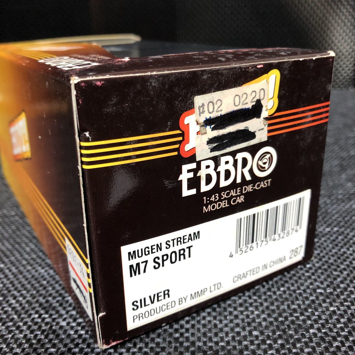 代購代標第一品牌－樂淘letao－1円スタート エブロ 1/43 MUGEN Stream M7 Sports ホンダ 無限 ストリーム M7 スポーツ シルバー