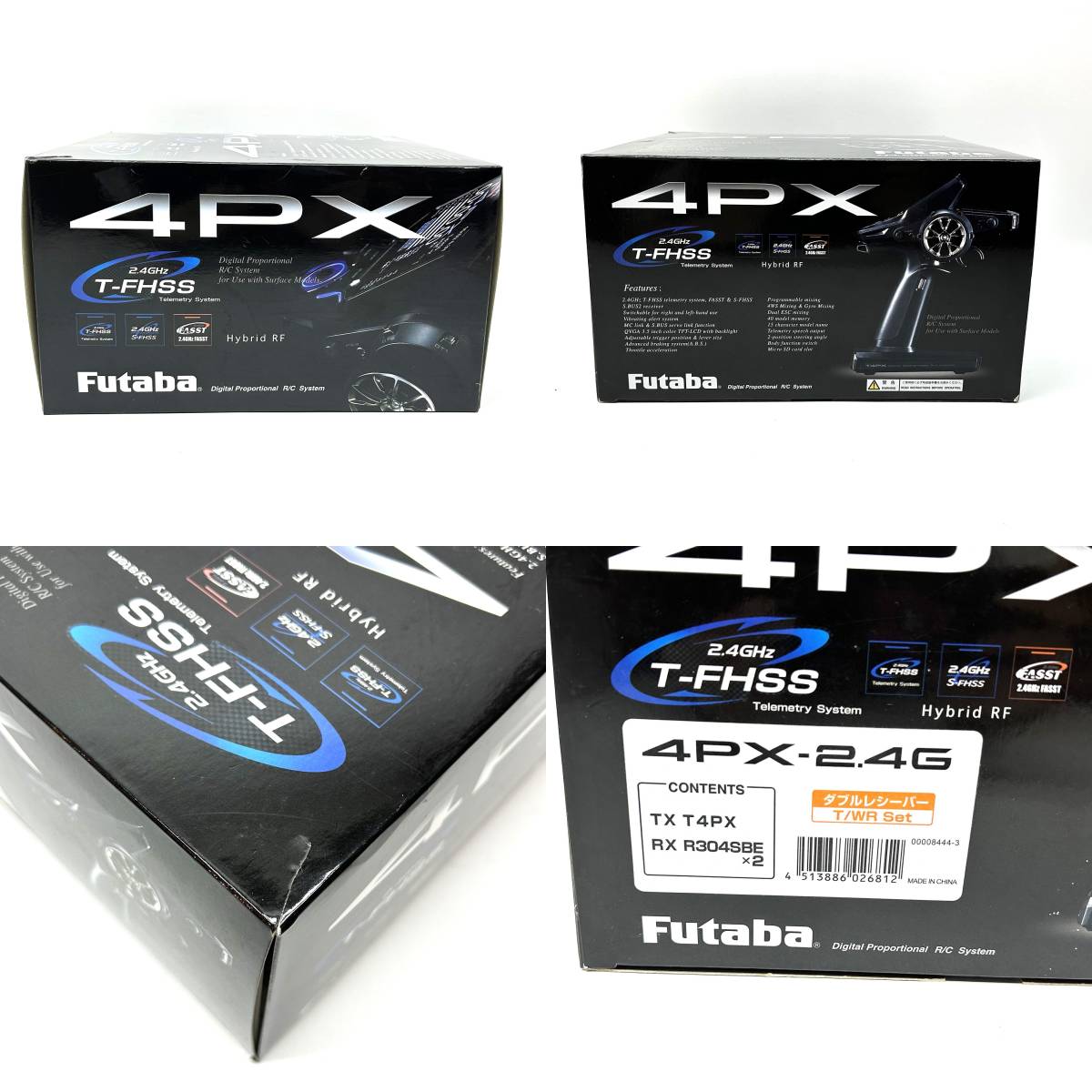 Yahoo!オークション - tu074 FUTABA フタバ T-FHSS 4PX-2-4G ダブルレ...