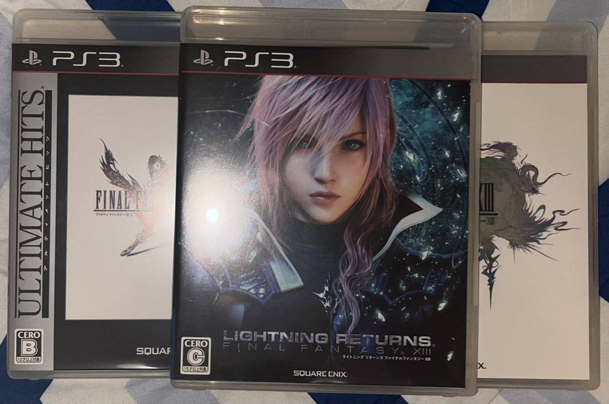 Yahoo!オークション - PS3 ファイナルファンタジーXIII 3本セット FF13...