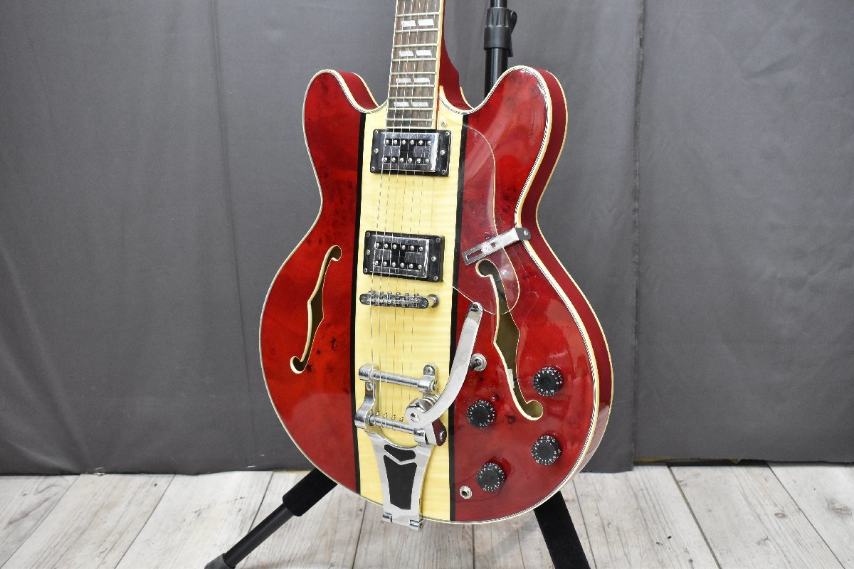 Yahoo!オークション - s1663 中古 grote グロート セミアコースティッ...