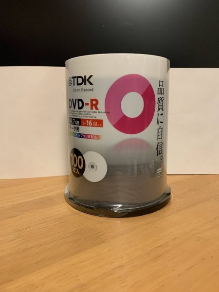 Yahoo!オークション - TDK データ用 DVD-R 1-16倍速対応 ホワイトプリ...