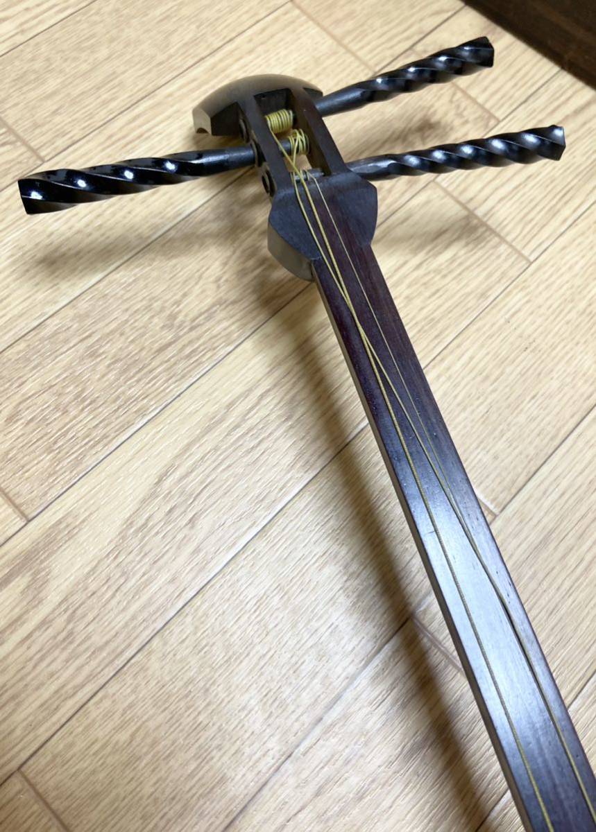 代購代標第一品牌-樂淘letao-津軽三味線 ? 中太棹 丸打胴 和楽器 三味線 全長約61cm D10