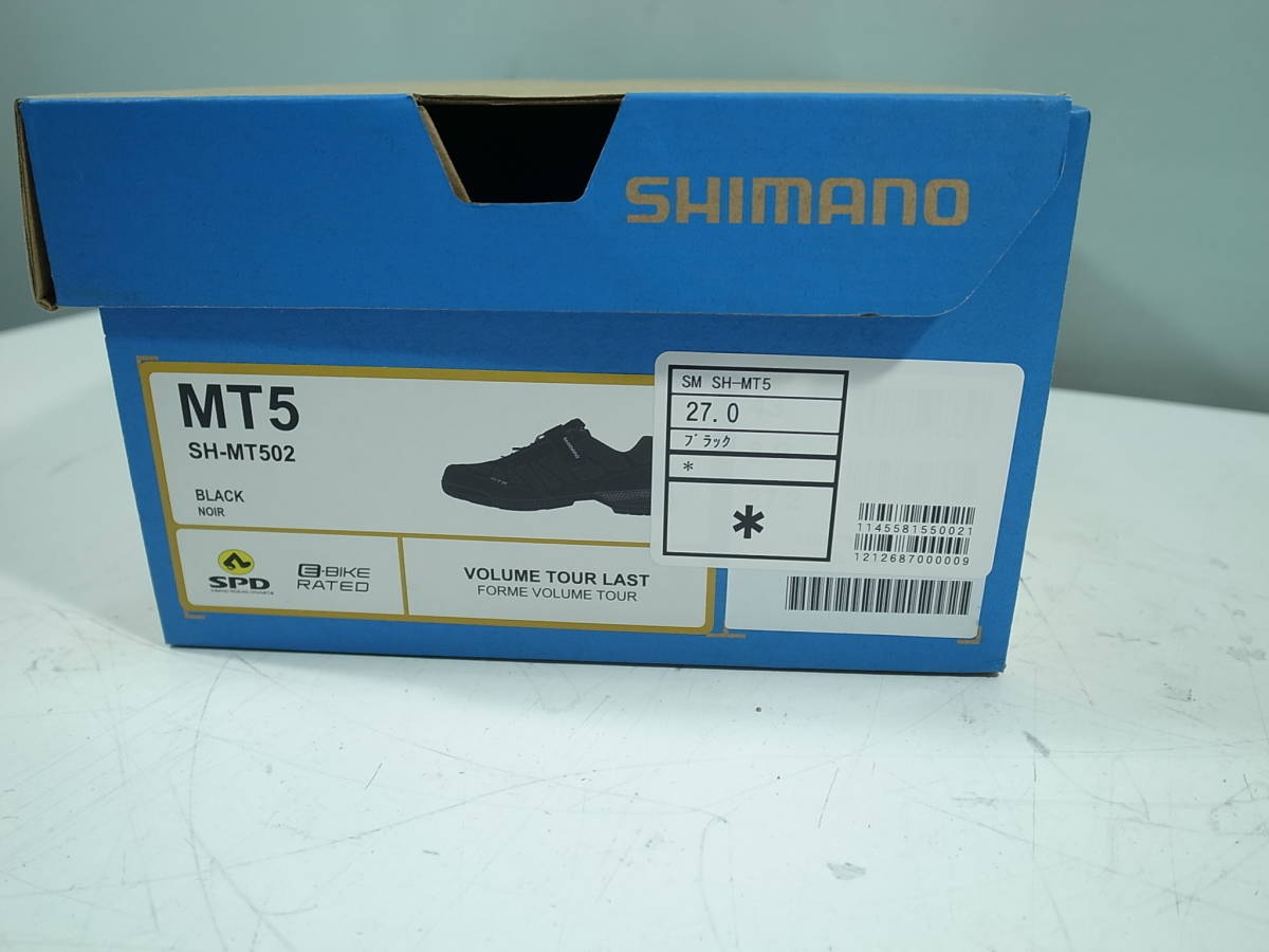 Yahoo!オークション - 美品 SHIMANO シマノ MT5（SH-MT502）ブラック ...
