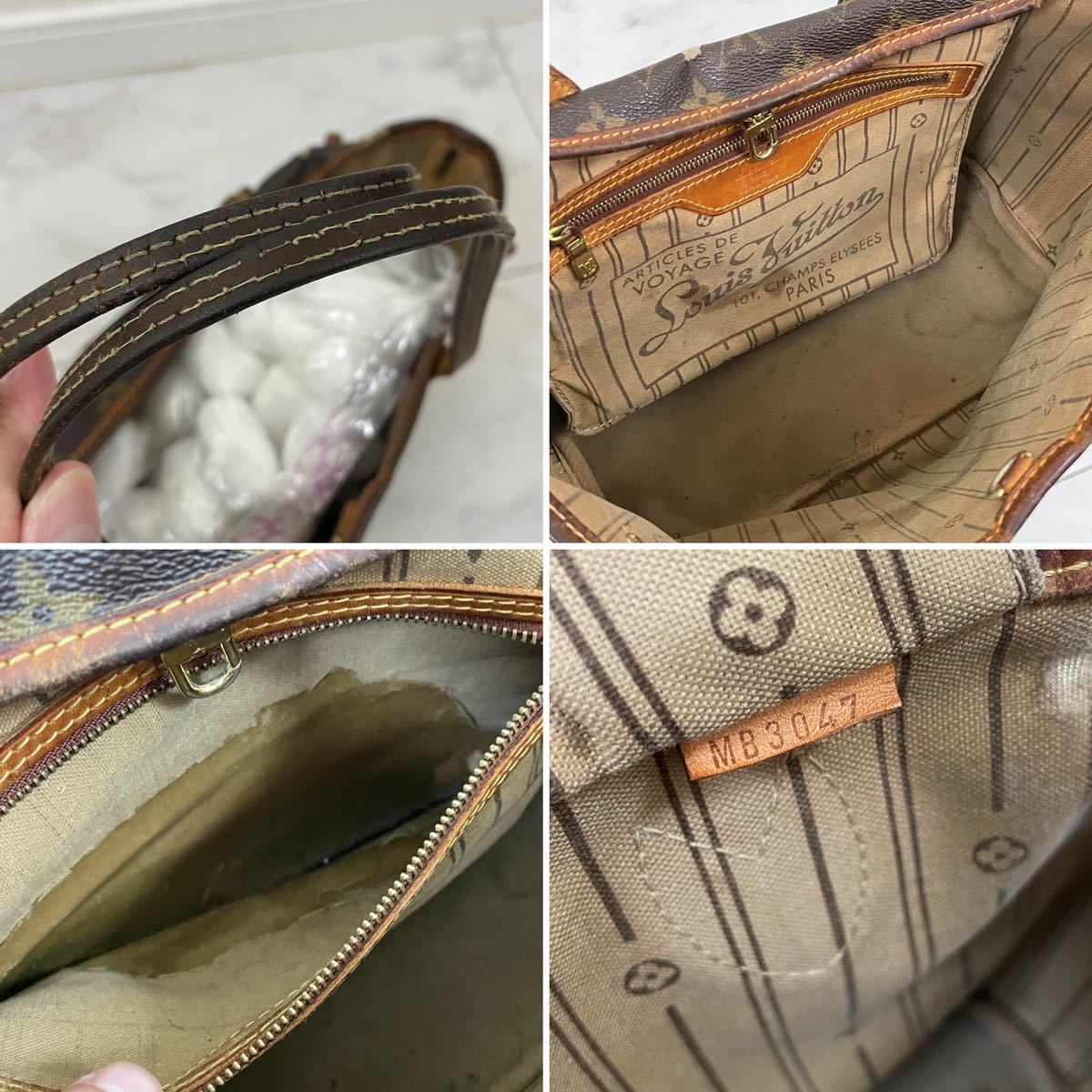 Yahoo!オークション - ルイヴィトン モノグラム ネヴァーフル PM M4015...