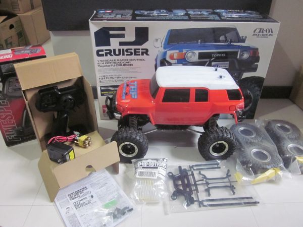 代購代標第一品牌－樂淘letao－hg【160】TAMIYA★トヨタFJクルーザー(CR－01シャーシ)＆ファインスペック2.4G 電動RCドライブセット他まとめて